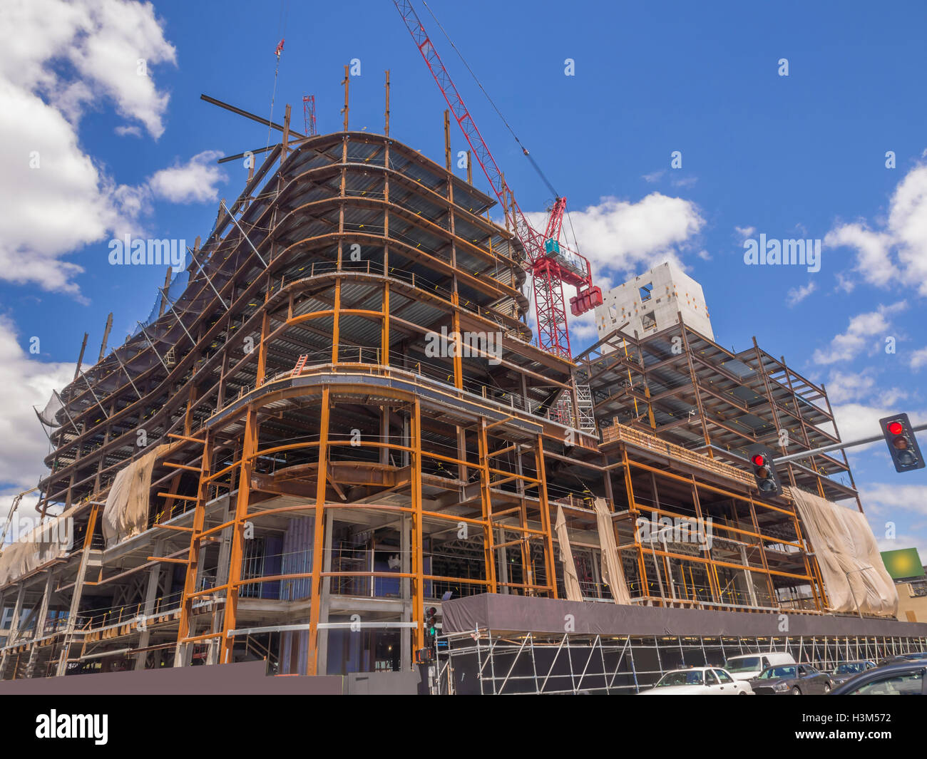 New building construction site Stock Photo - Alamy
