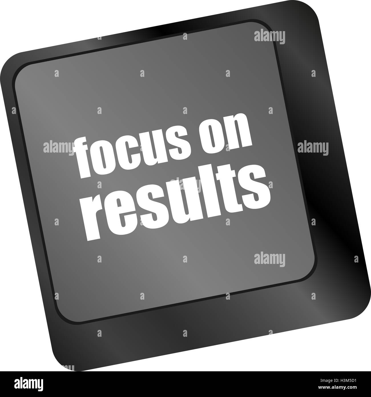 Keyboard focus on enter button Cut Out Stock Images & Pictures - Alamy