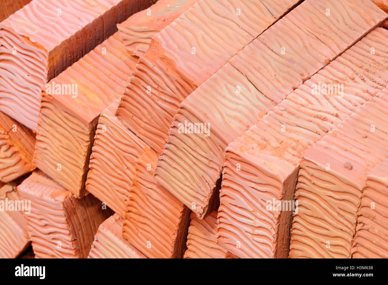 Background of red bricks Stock Photo - Alamy