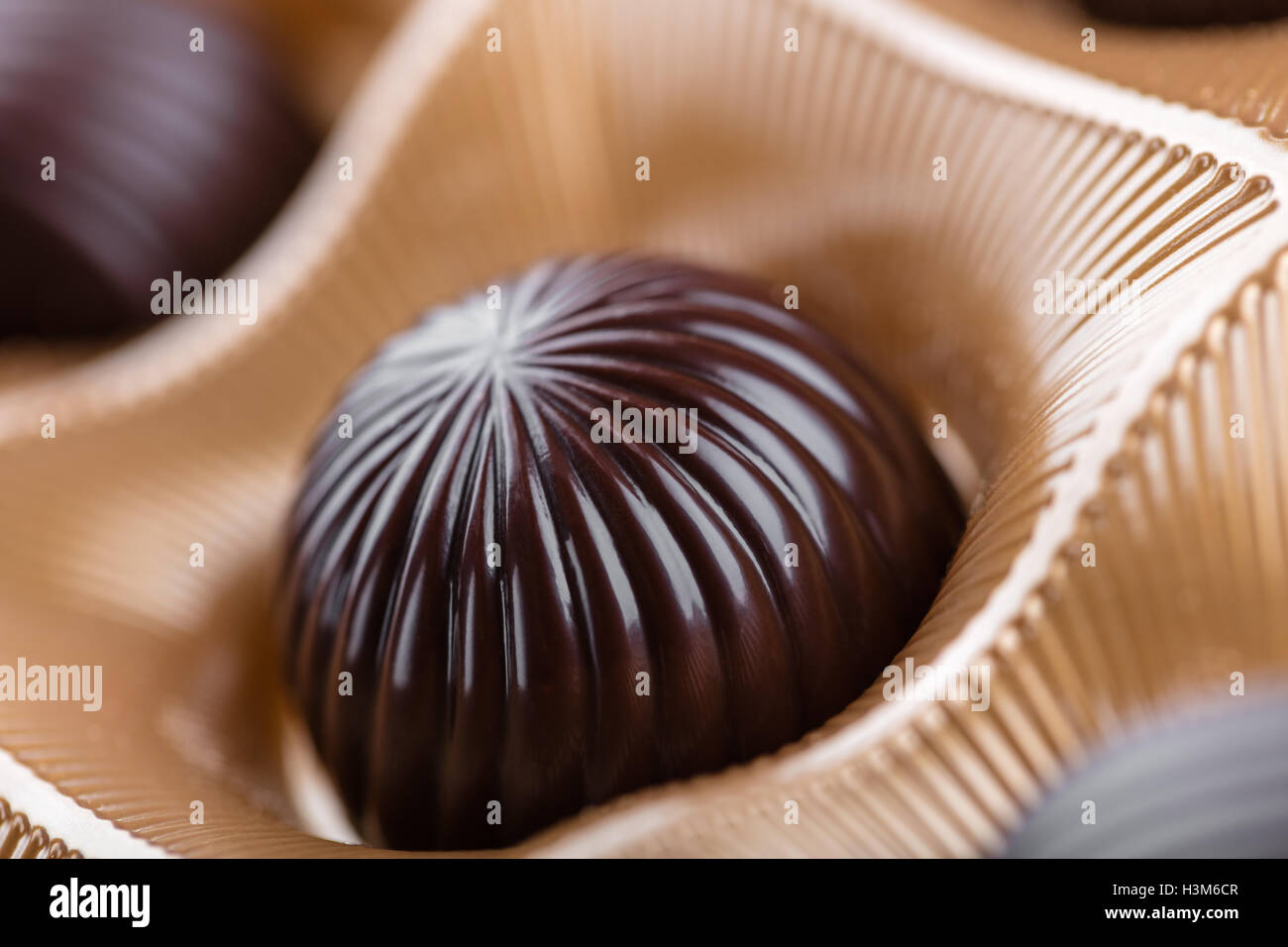 set of sweets, chocolate candies in a box Stock Photo - Alamy