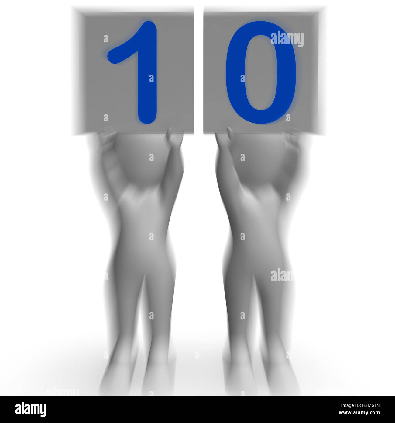 Number ten placards hi-res stock photography and images - Alamy
