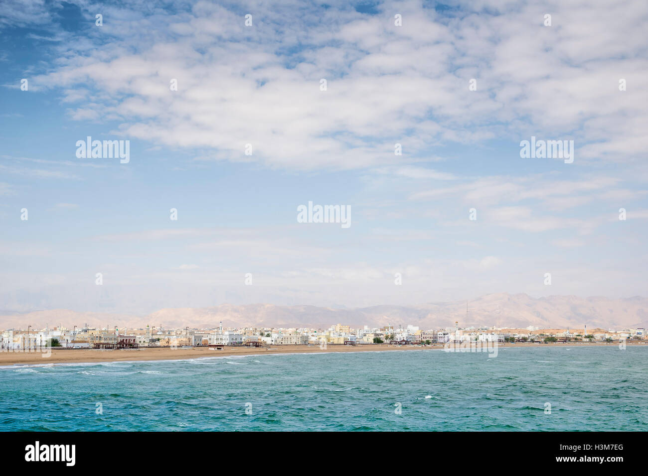 View to Sur in Oman Stock Photo - Alamy