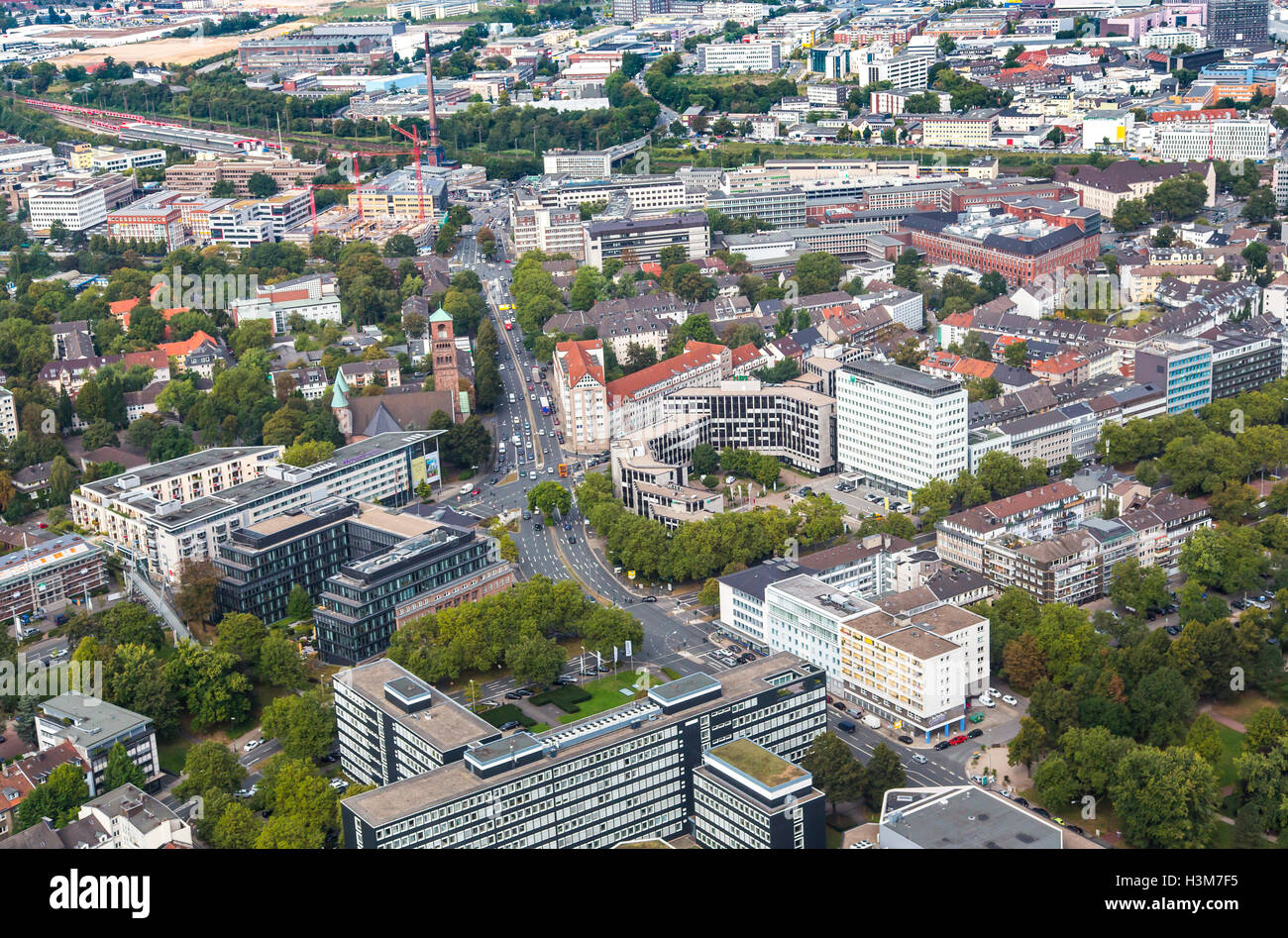 Downtown Essen Aerial High Resolution Stock Photography and Images - Alamy