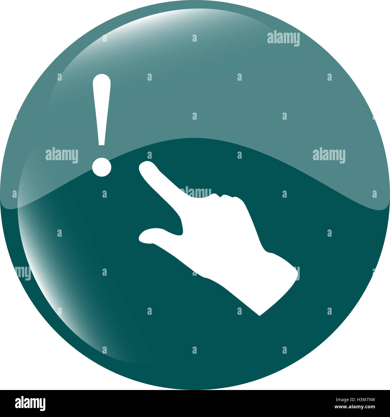 exclamation mark sign icon with people hand. Help symbol. FAQ sign ...