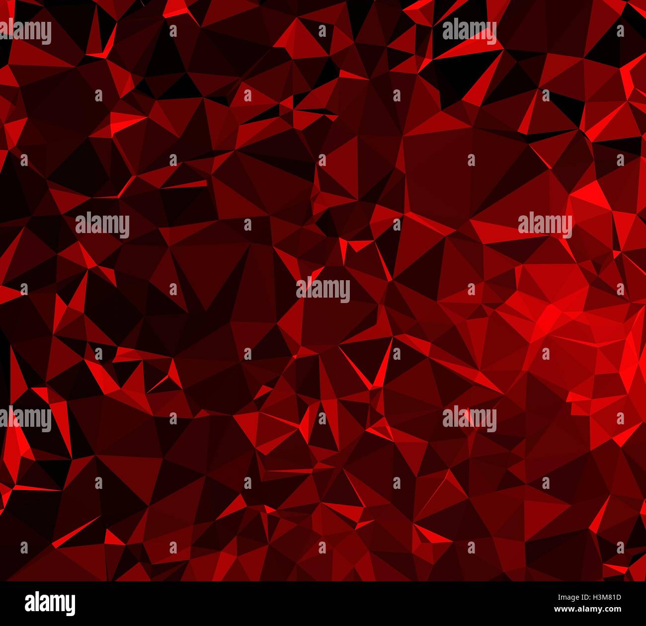 Abstract 3d dark red polygonal and low poly background. Background with dark red triangles Stock ...
