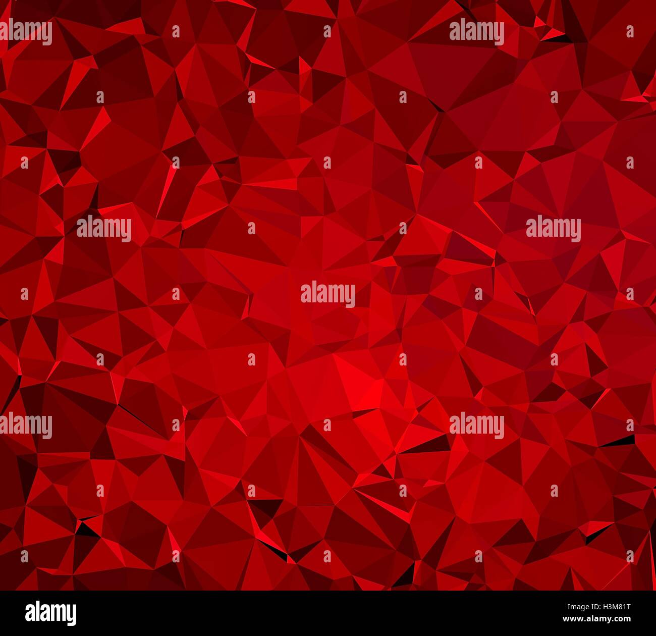 Abstract 3d dark red polygonal and low poly background. Background with ...