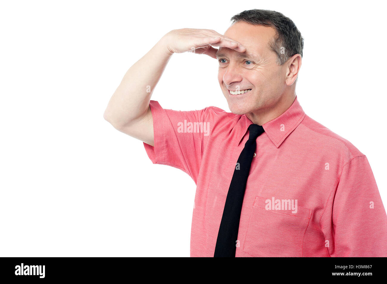 Businessman searching for something Stock Photo - Alamy