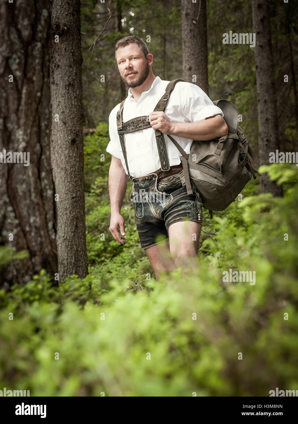 Bavarian costume beard hi-res stock photography and images - Alamy