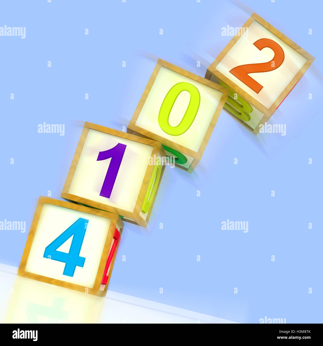 Two Thousand And Fourteen Word Mean Year 2014 Stock Photo - Alamy