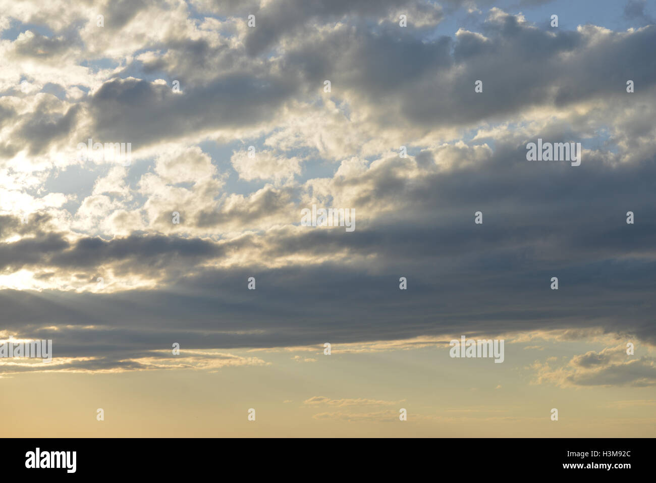 Sunset gold color Stock Photo - Alamy
