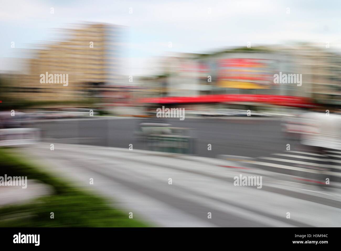 Abstract street scene Stock Photo - Alamy