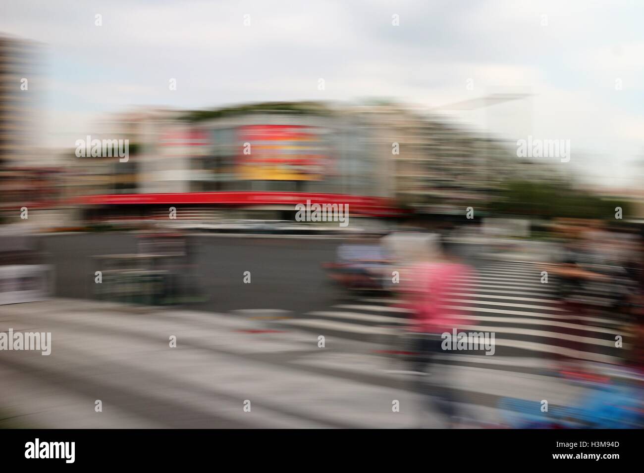 Abstract street scene Stock Photo - Alamy