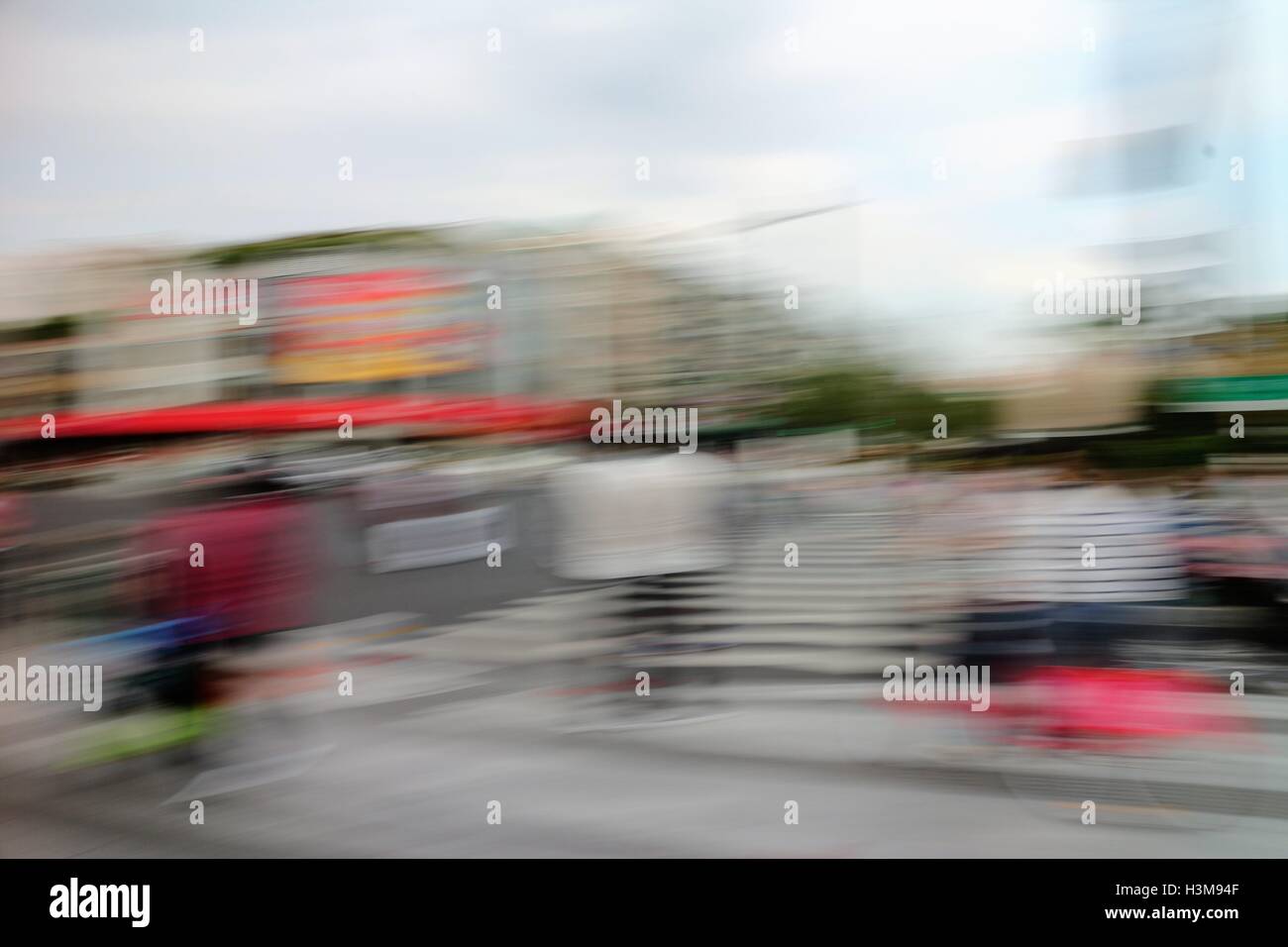 Abstract street scene Stock Photo - Alamy