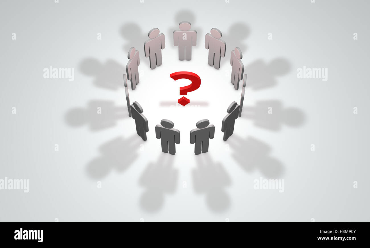 Question mark and gray figures. Available in high-resolution and ...