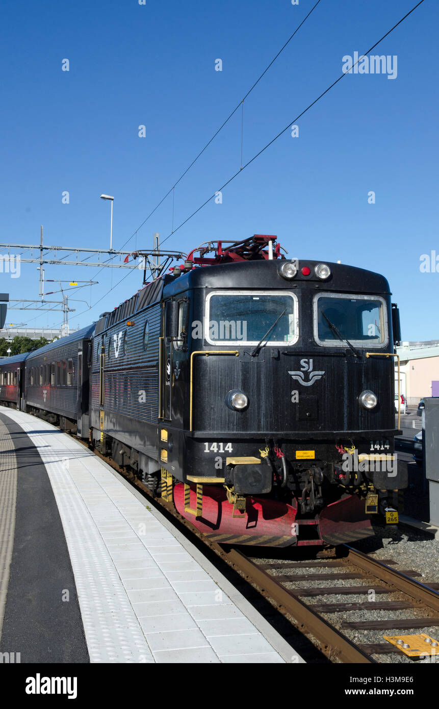 electric locomotive,class Rc6,1414,black SJ livery,gothenburg Stock ...