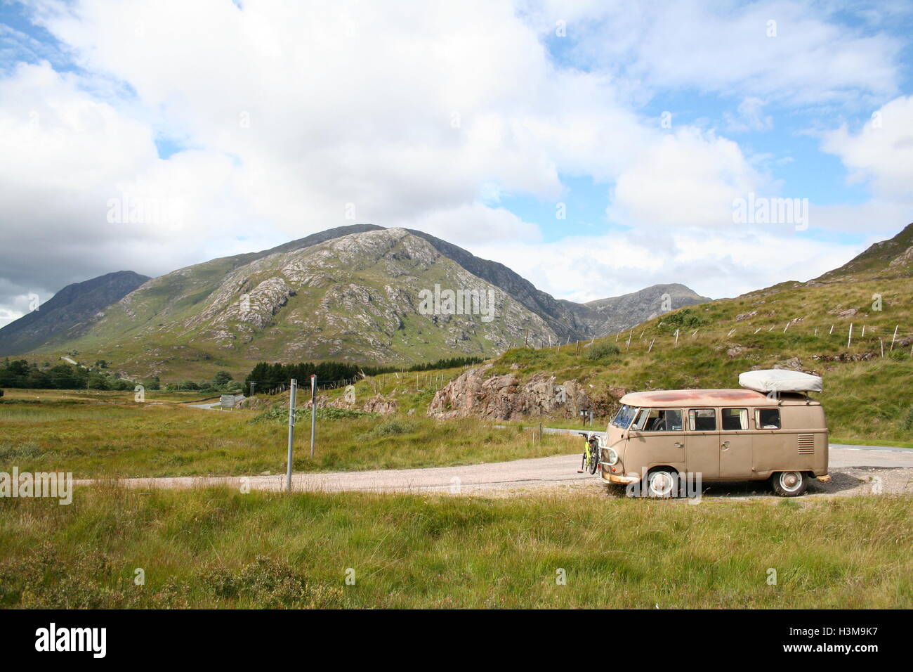 Turning off the A861 onto the single track B8043, one of the most ...