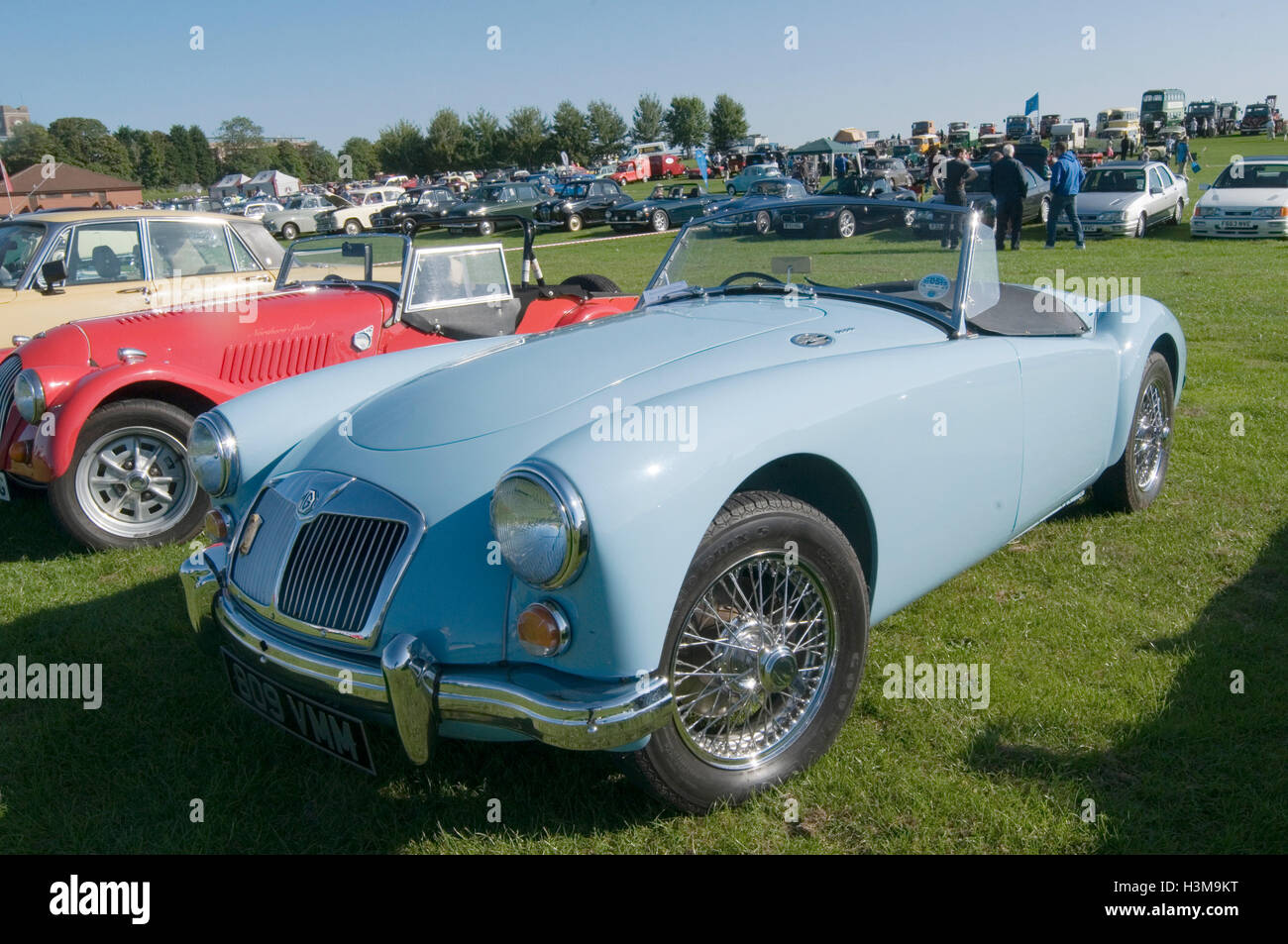 MG MGA A roadster sports sportscar british Stock Photo - Alamy