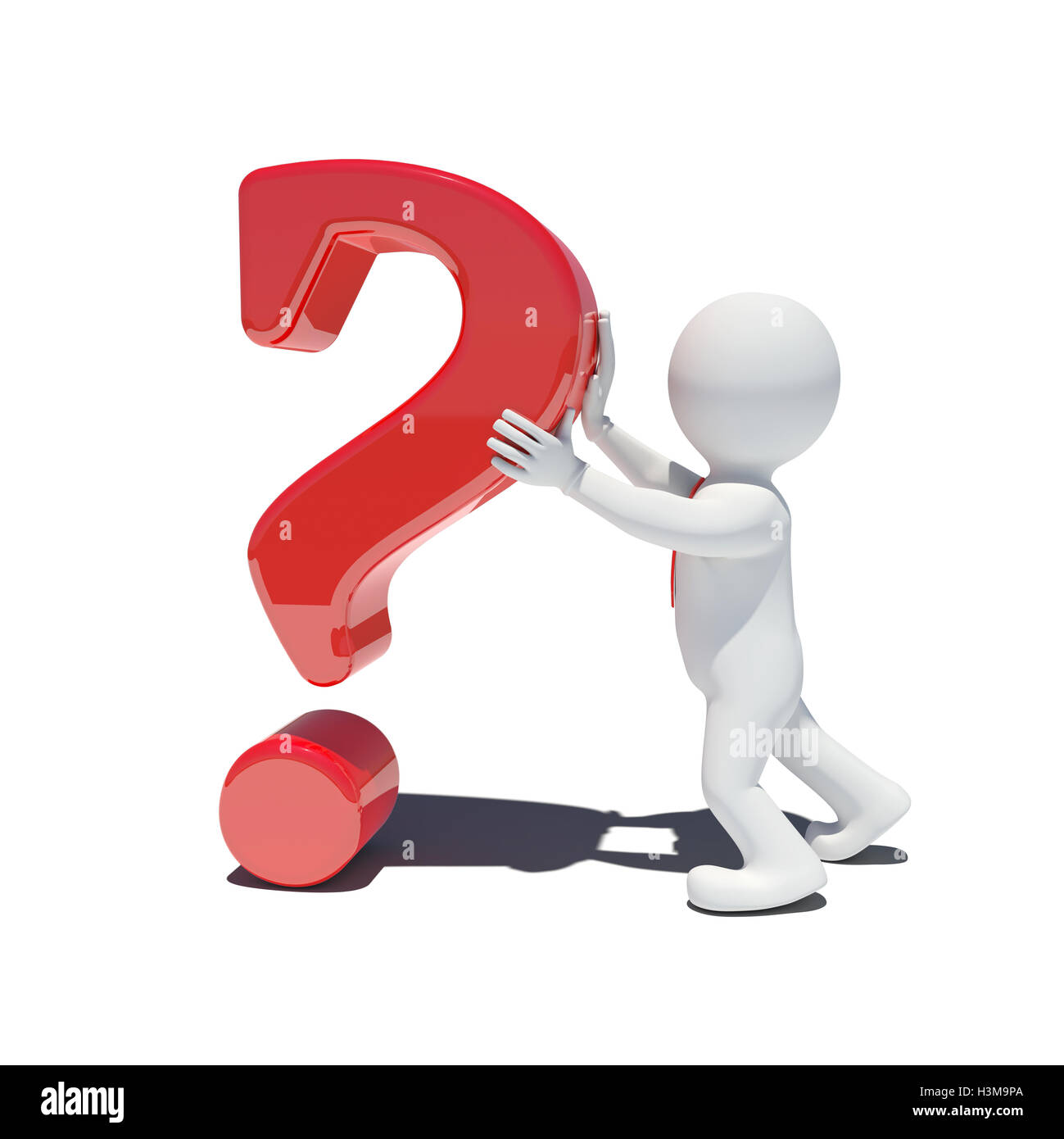 Question answer change concept Cut Out Stock Images & Pictures - Alamy