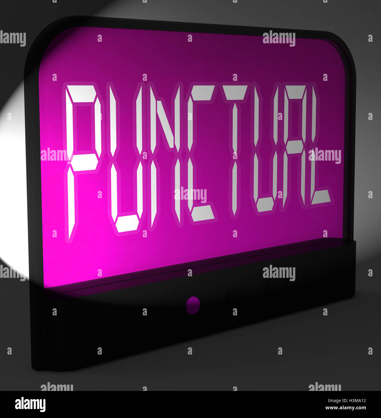 Time digital clock shows late hi-res stock photography and images - Alamy