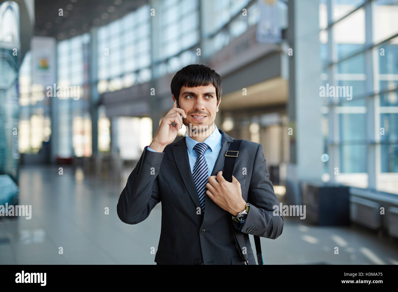Calling into work hi-res stock photography and images - Alamy
