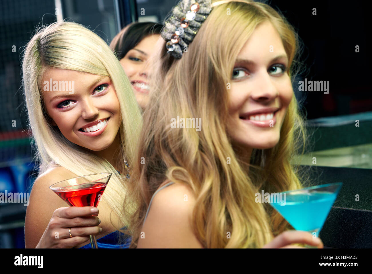 Pretty club girls Stock Photo - Alamy