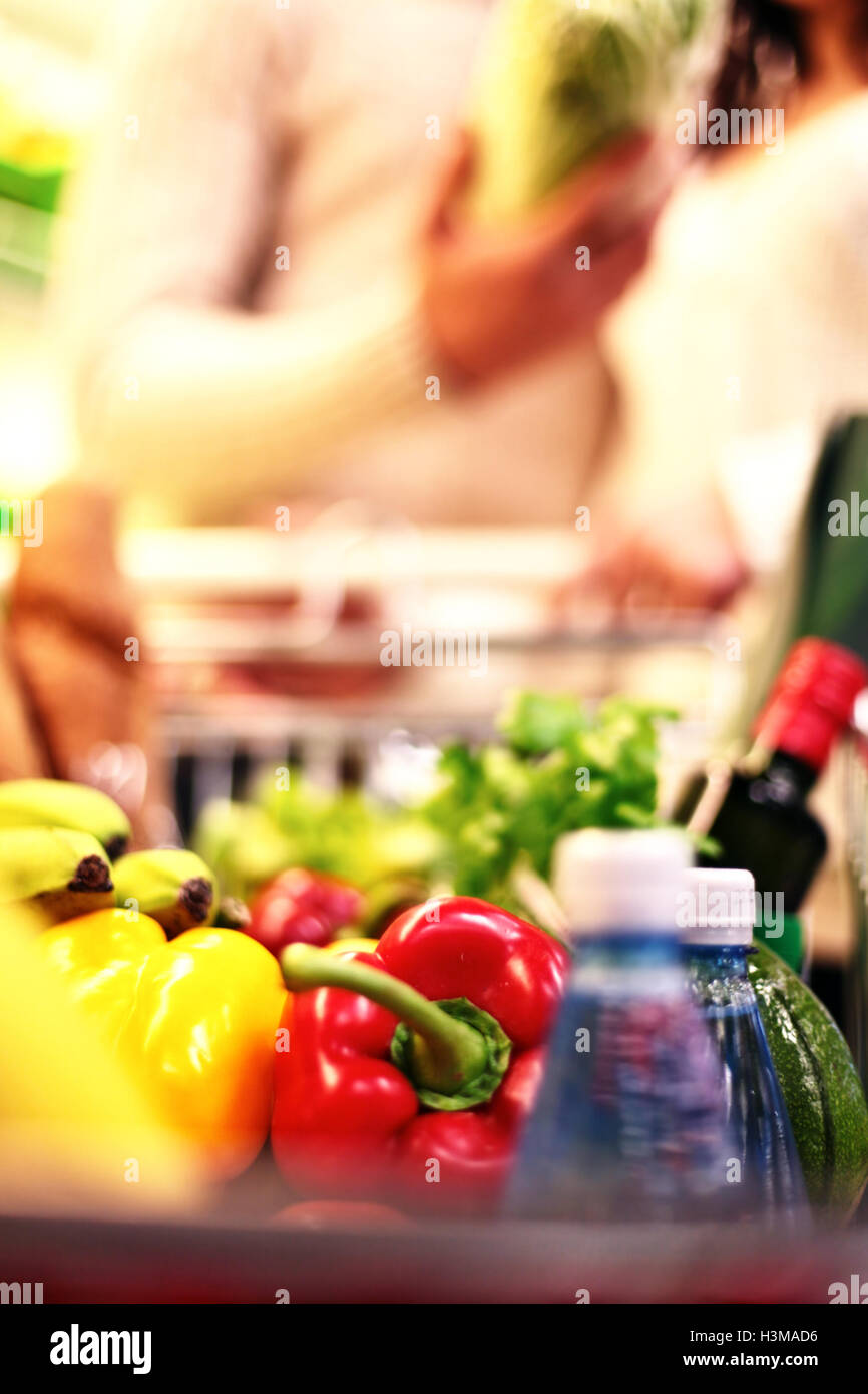Food products super market hi-res stock photography and images - Alamy