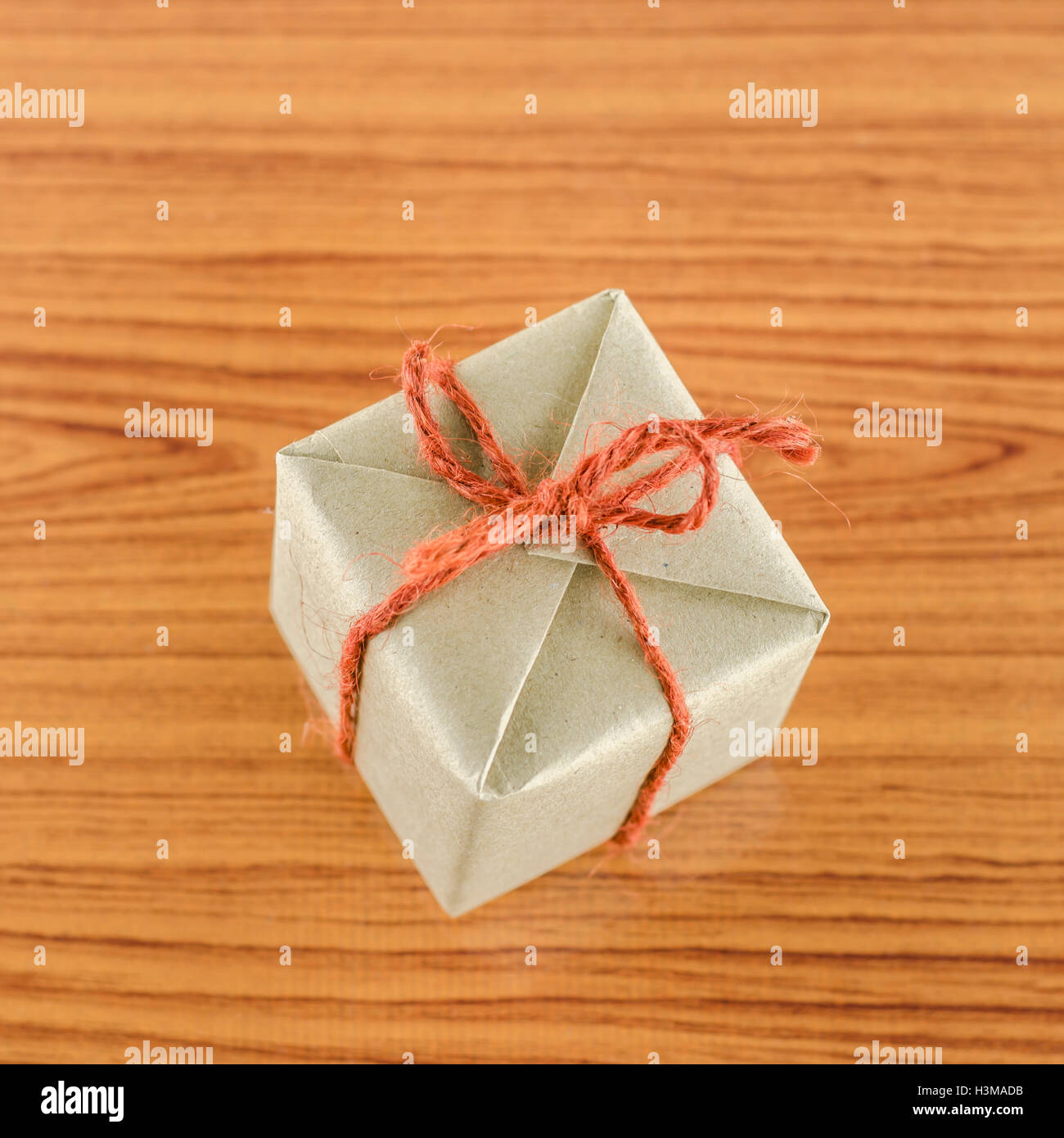 brown gift box Stock Photo - Alamy