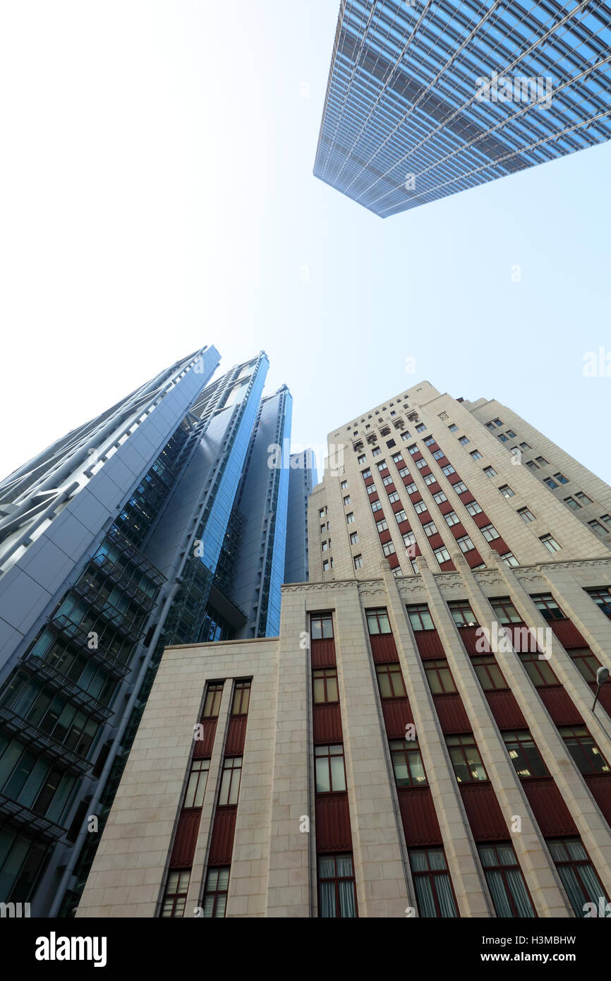 Skyscraper from low angle view Stock Photo - Alamy