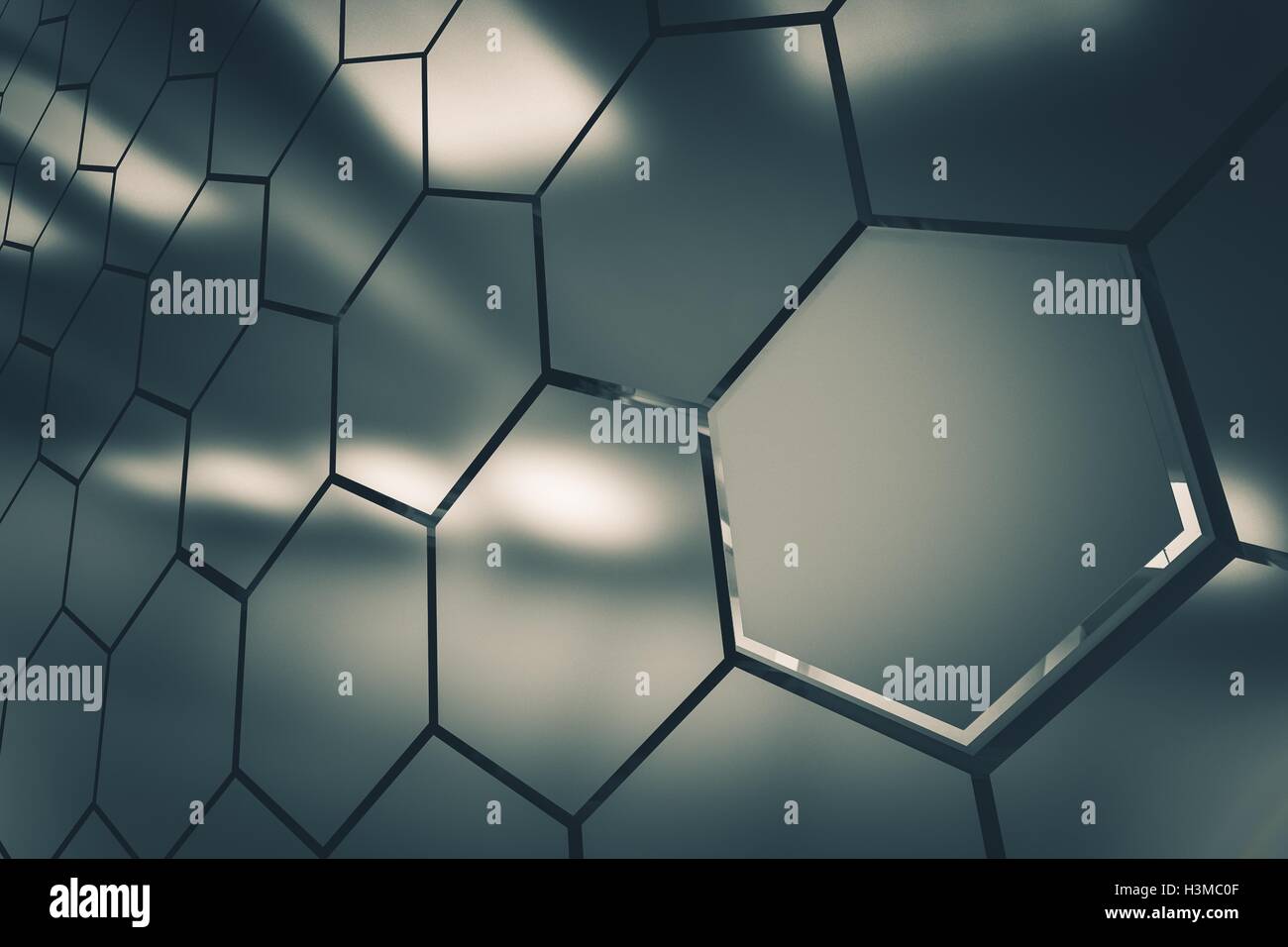 Metallic Clusters Background 3D Render Illustration. Modular Clusters ...