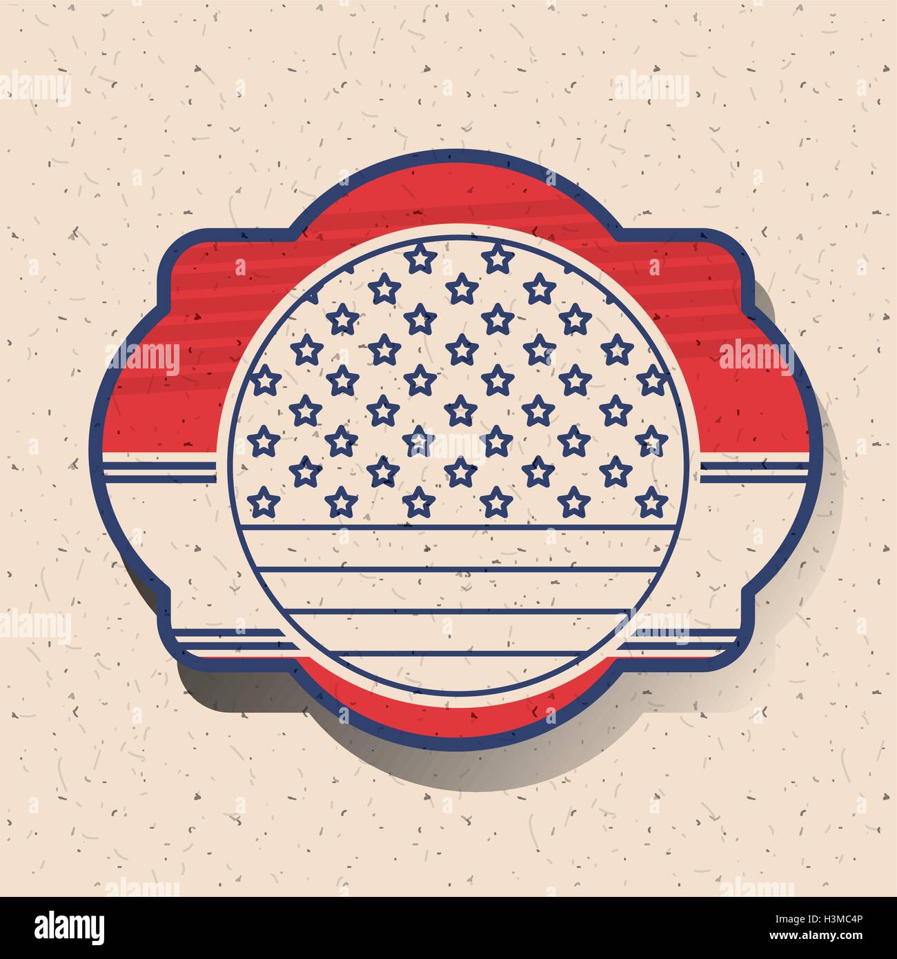 Flag of vote inside frame design Stock Vector Image & Art - Alamy