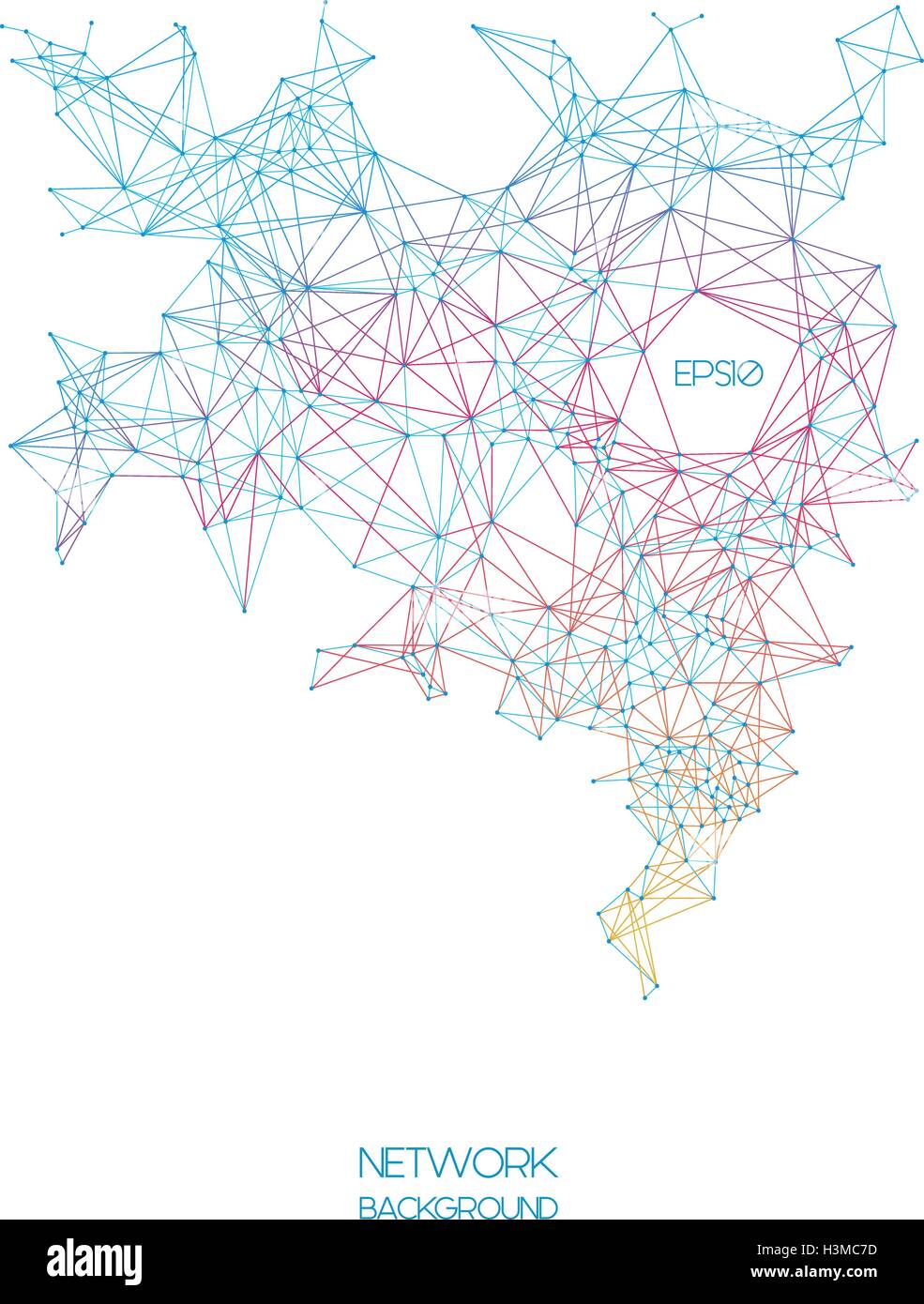 Network abstract polygonal background Stock Vector Image & Art - Alamy