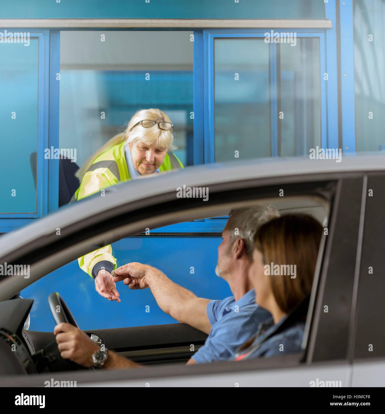 Paying toll road hi-res stock photography and images - Alamy