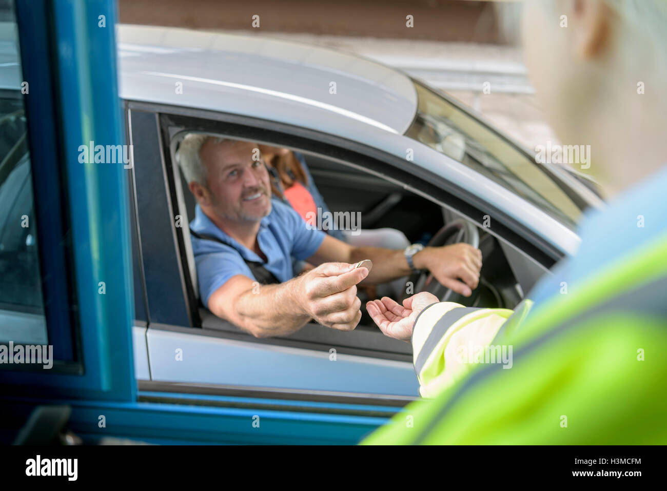 Toll booth car hi-res stock photography and images - Alamy