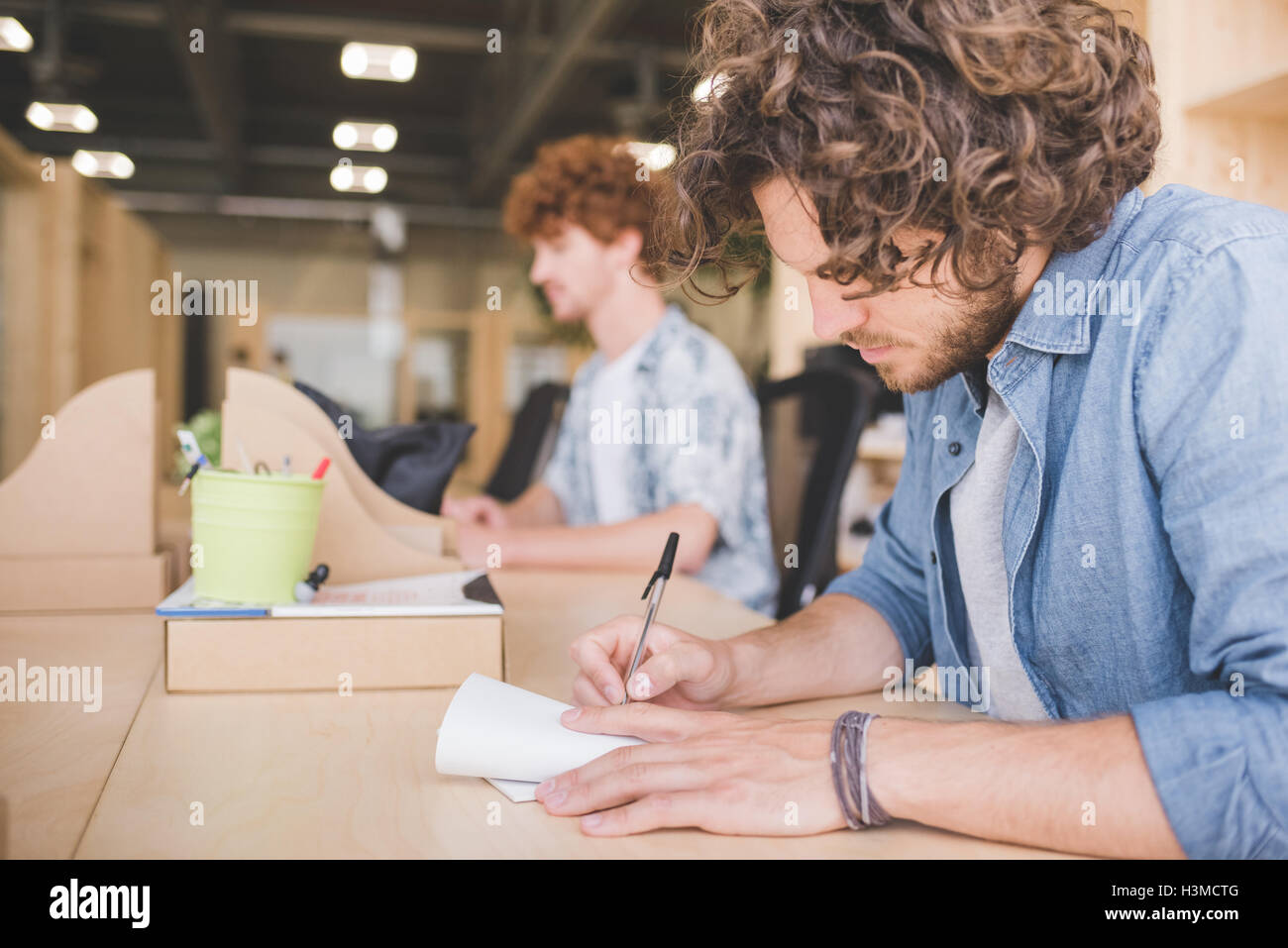 Two workers in open hi-res stock photography and images - Alamy