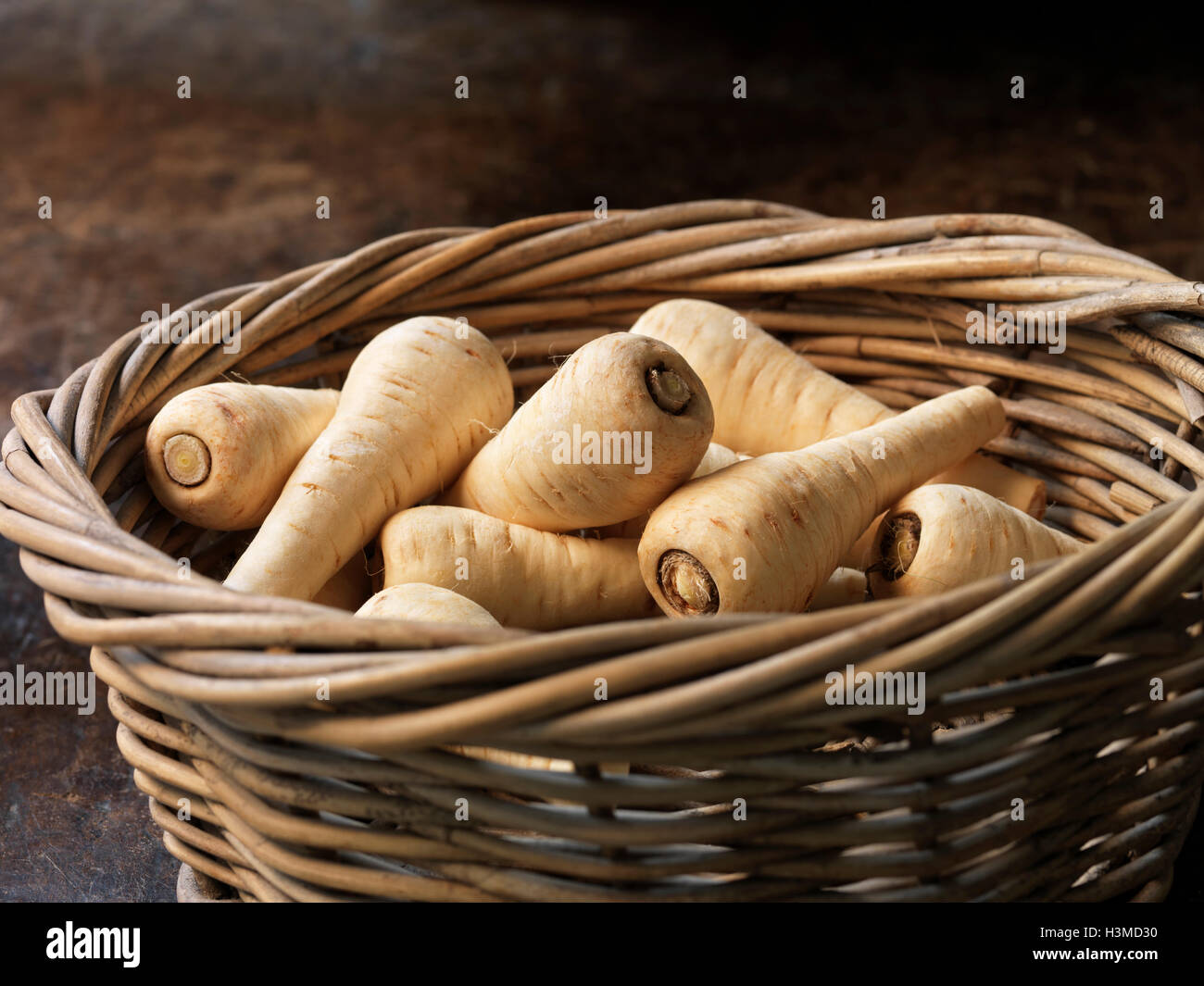 Fresh organic vegetables, baby parsnips Stock Photo - Alamy