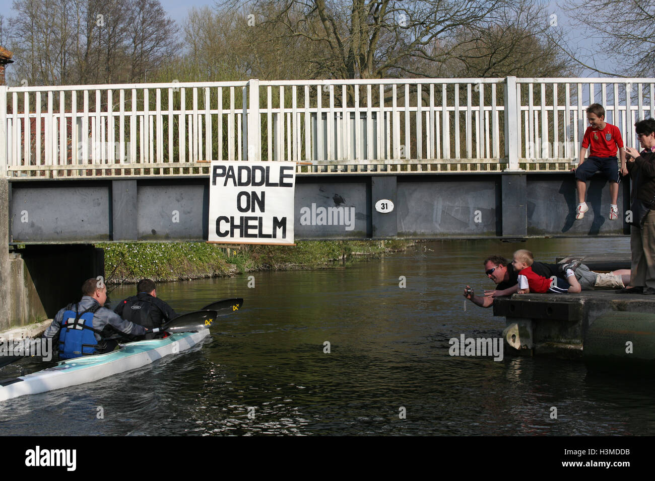 Support team for Chelmsford Canoe Club get a shot for their album ...