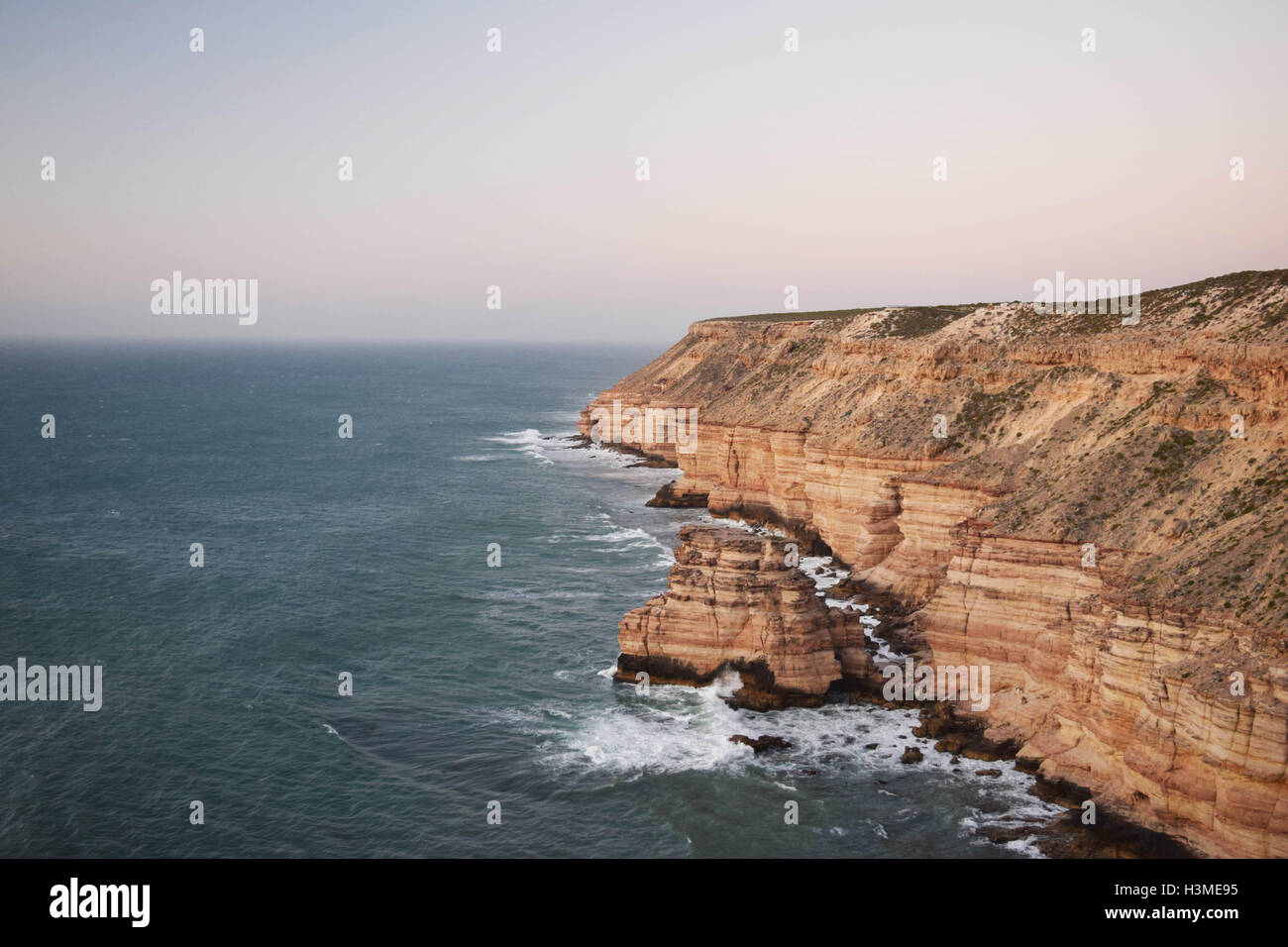 Cliffs at Sunset in Australia Stock Photo - Alamy