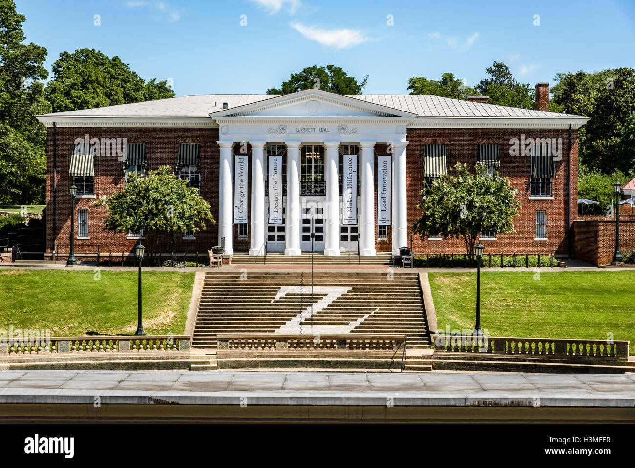 Garrett Hall, Central Grounds, University of Virginia, Charlottesville ...