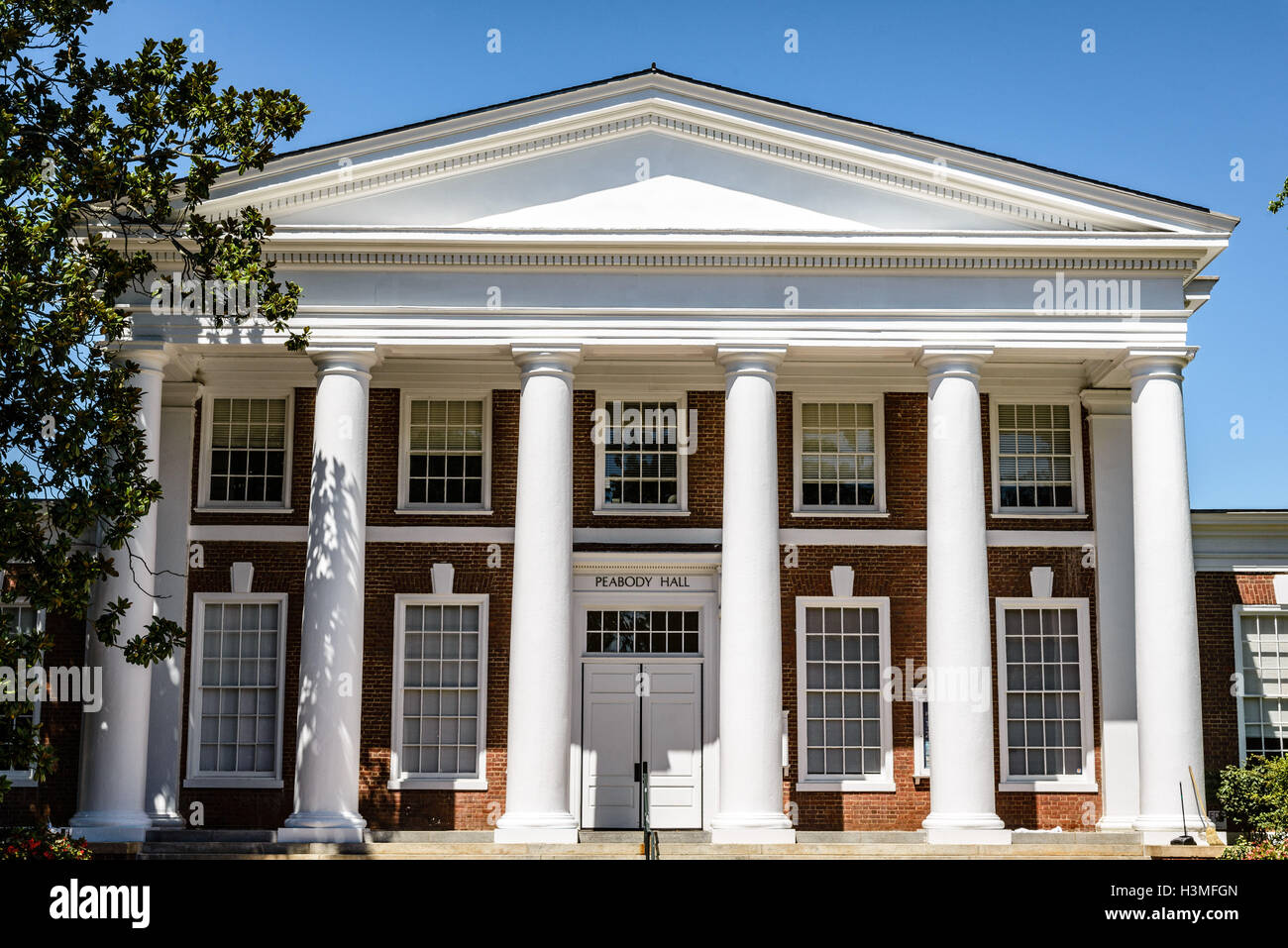 Peabody Hall, Central Grounds, University of Virginia, Charlottesville ...