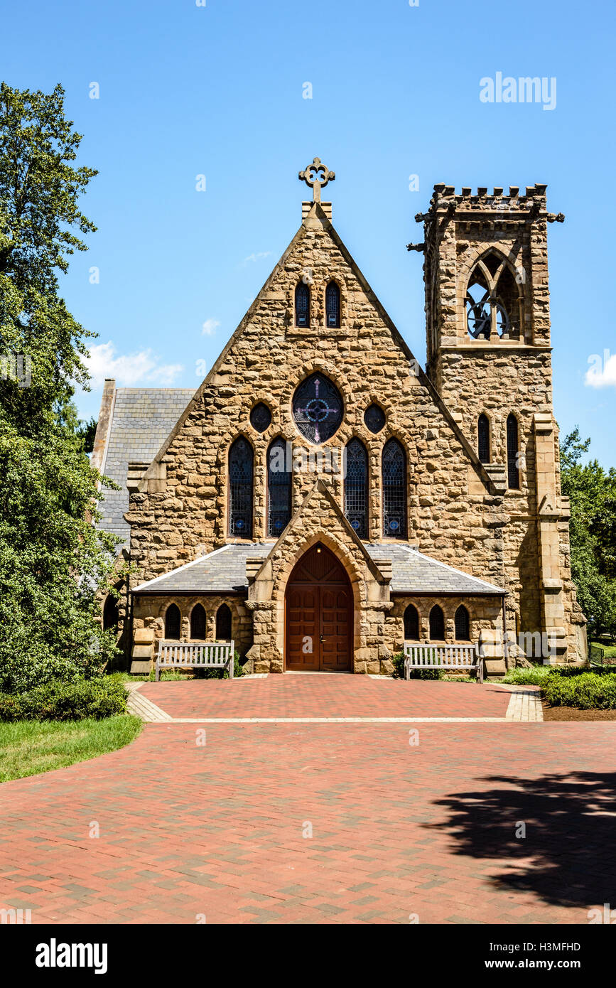 University Chapel, Central Grounds, University of Virginia ...