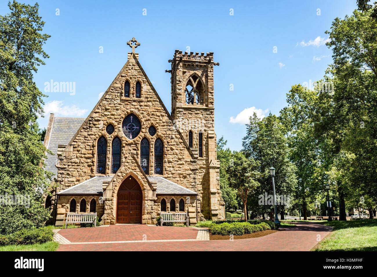 University Chapel, Central Grounds, University of Virginia ...