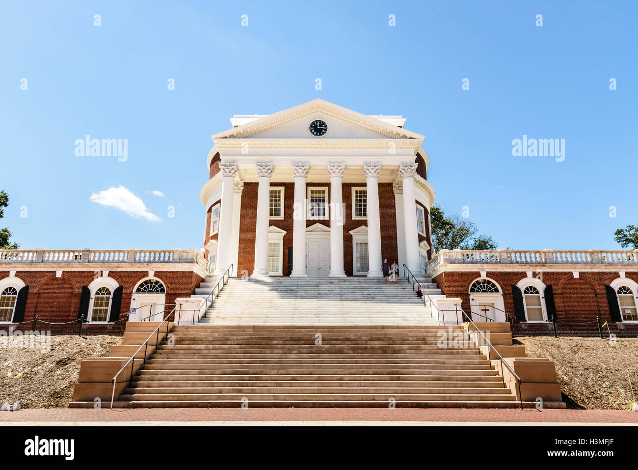 The Rotunda, University of Virginia, Charlottesville, Virginia Stock ...