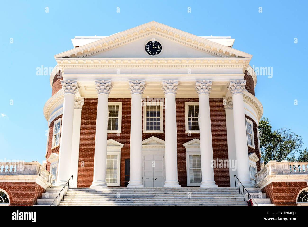 The Rotunda, University of Virginia, Charlottesville, Virginia Stock ...