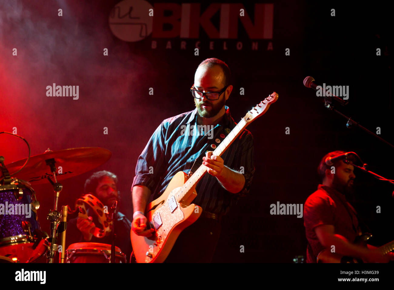 BARCELONA - FEB 20: Mi Capitan (band) performs at Bikini stage on ...