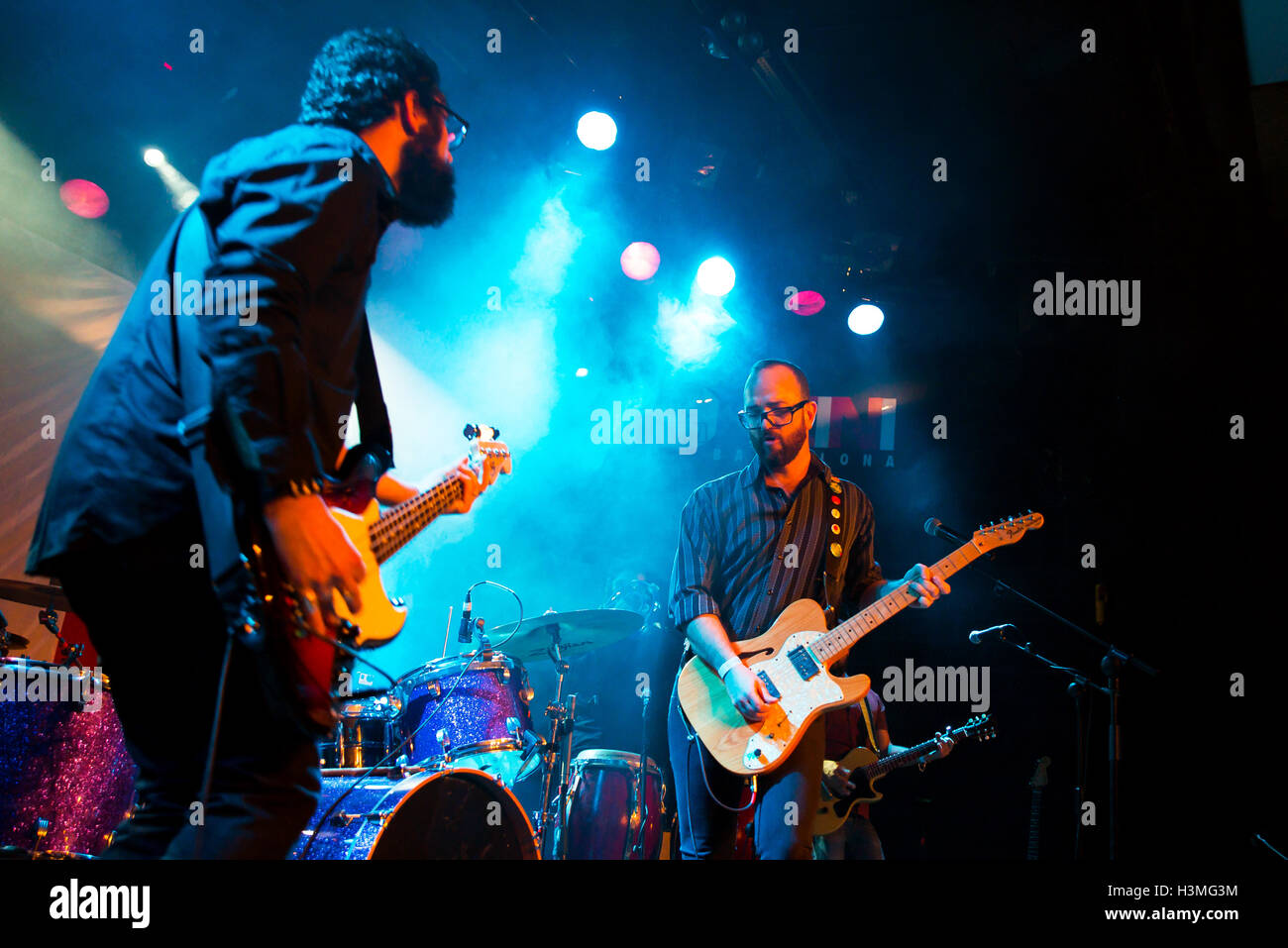 BARCELONA - FEB 20: Mi Capitan (band) performs at Bikini stage on ...