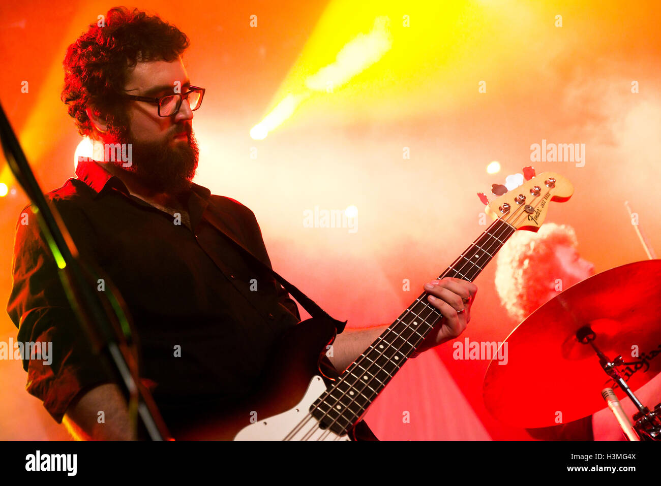BARCELONA - FEB 20: Mi Capitan (band) performs at Bikini stage on ...