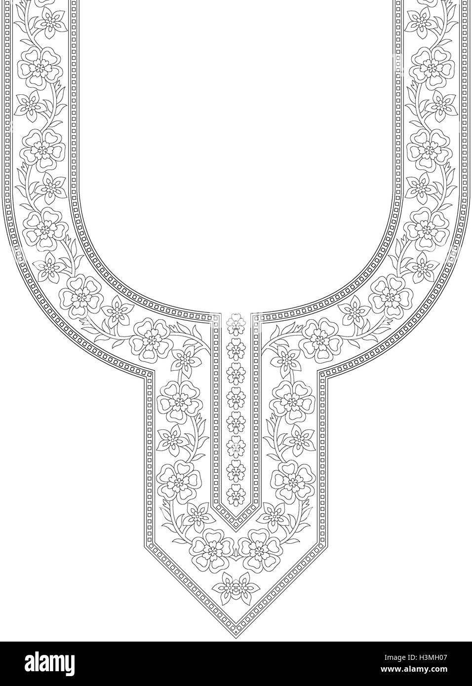 Indian saree blouse Black and White Stock Photos & Images - Alamy