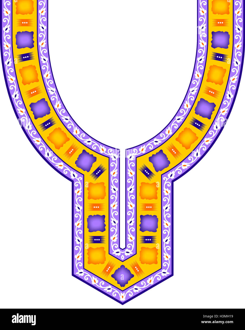 Beautiful neck designs for suits hi-res stock photography and images ...