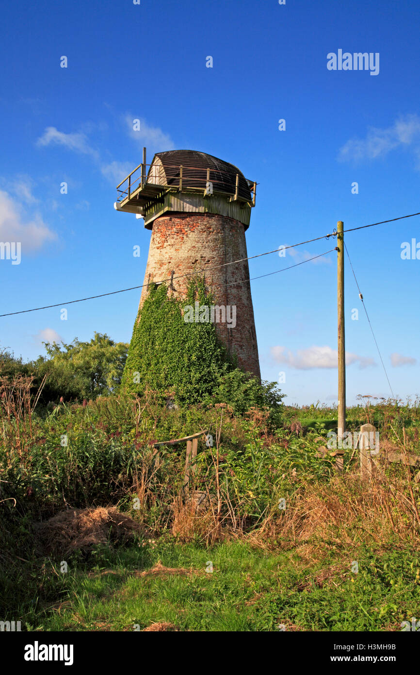 A view of the redundant Clippesby Drainage Mill by the River Bure at ...