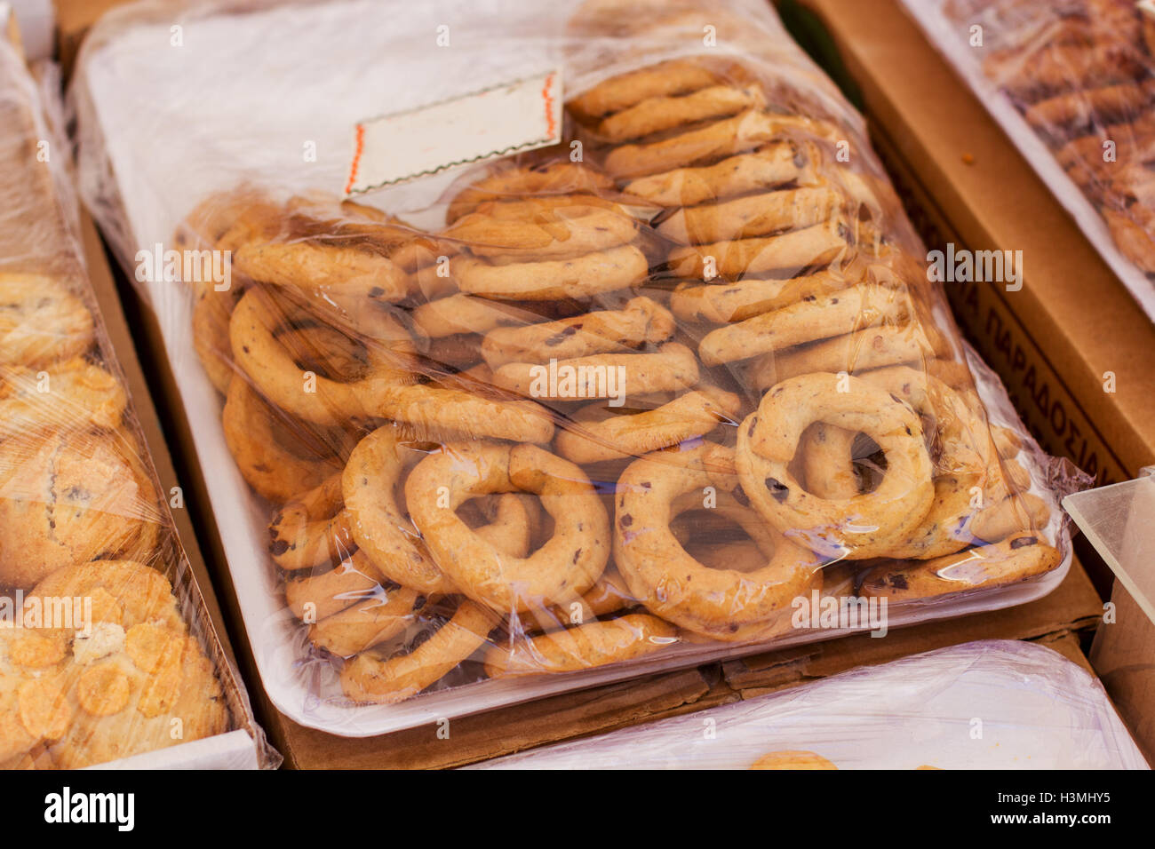 Delicious handmade biscuits on the street market Stock Photo - Alamy